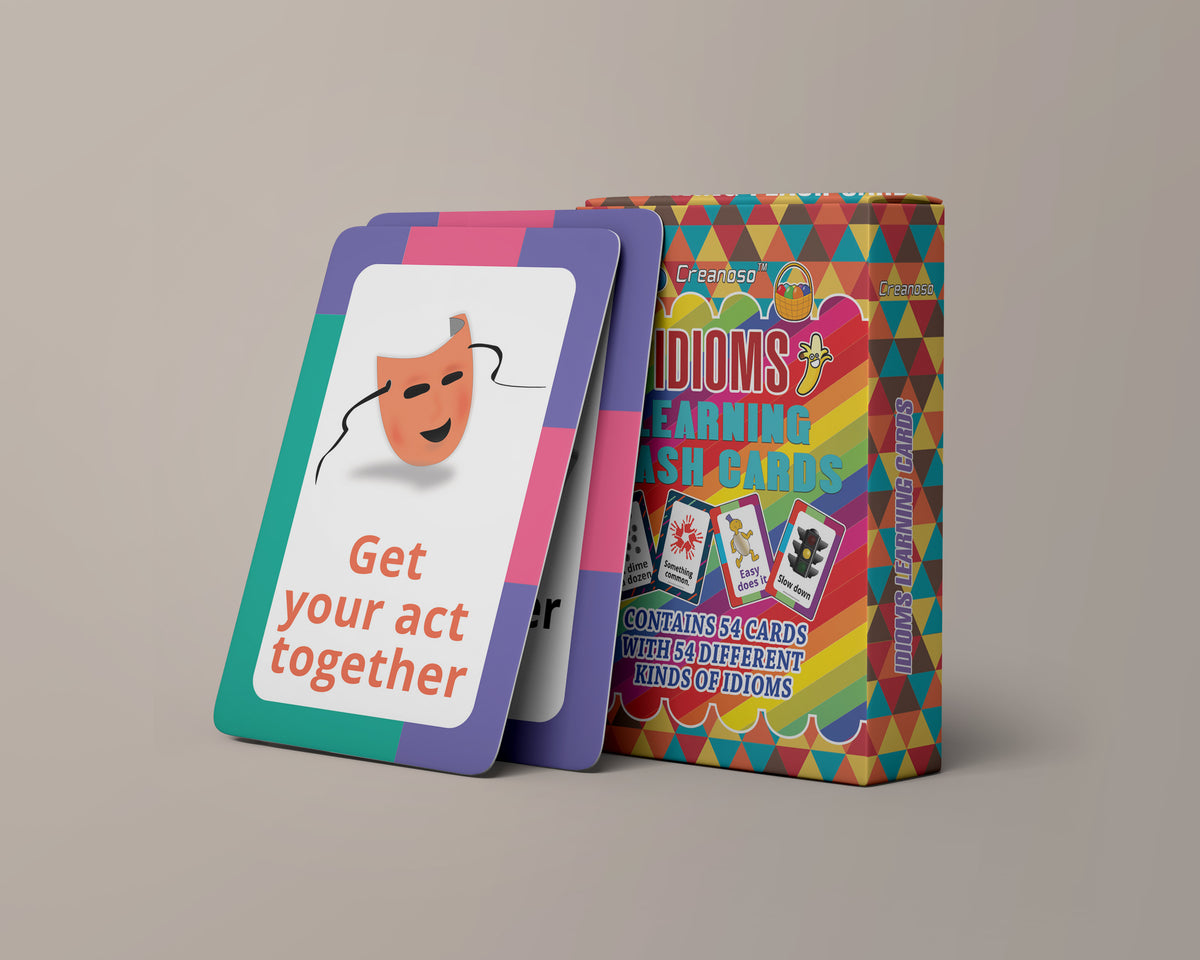 Idioms Learning Cards (2-Deck) – Creanoso