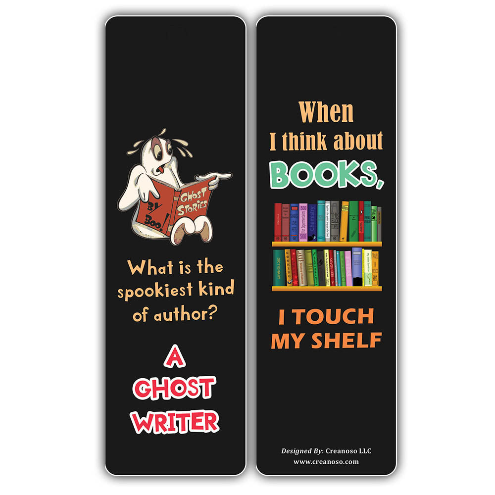 Creanoso Silly Funny Puns Reading Bookmark Cards (30-Pack) ÃƒÂ¢Ã¢â€šÂ¬