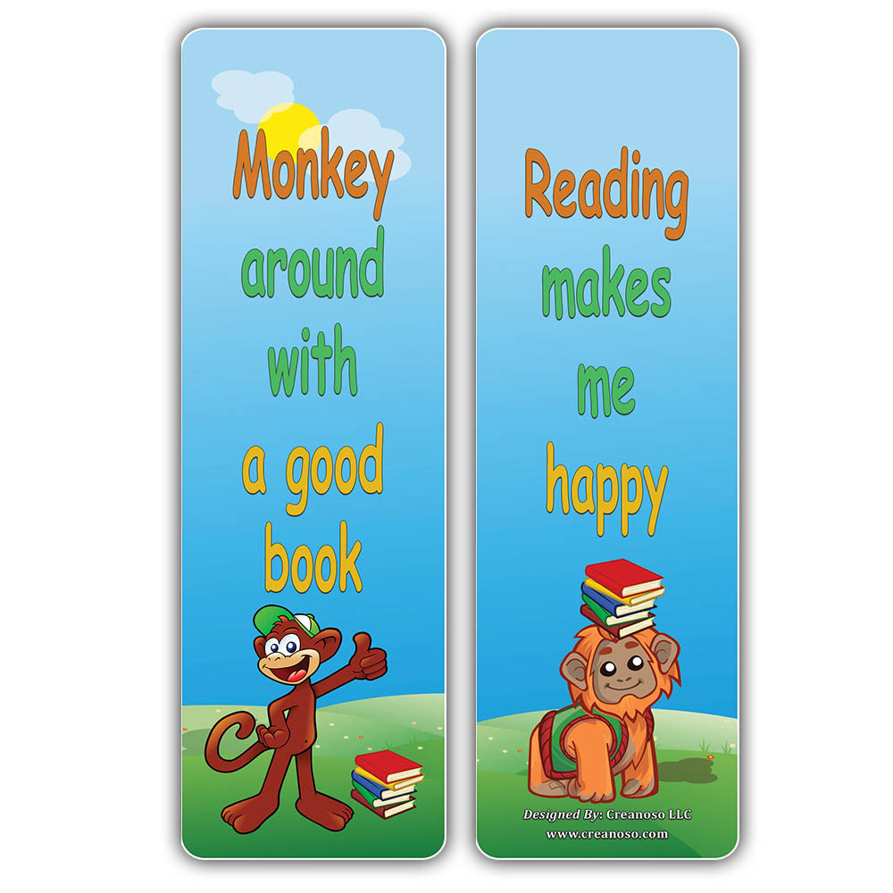Creanoso Furry Animals Bookmarks - Cool and Unique Fun Reading Book Pa