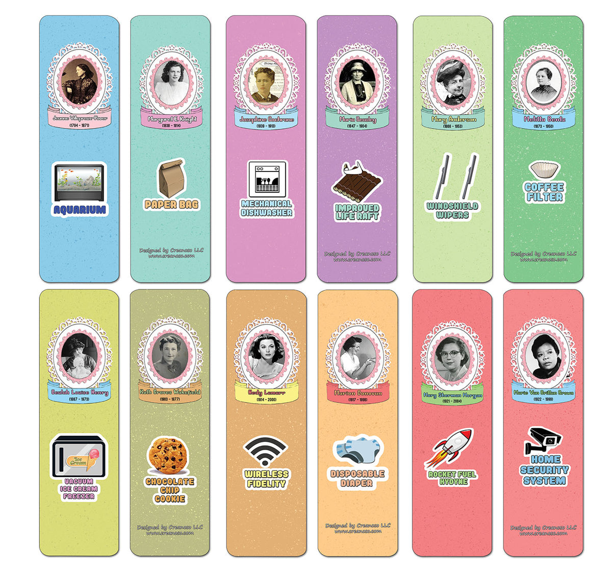 Creanoso Famous Female Inventors and Their Inventions Educational Book Creanoso Famous Female Inventors and Their Inventions Educational Book