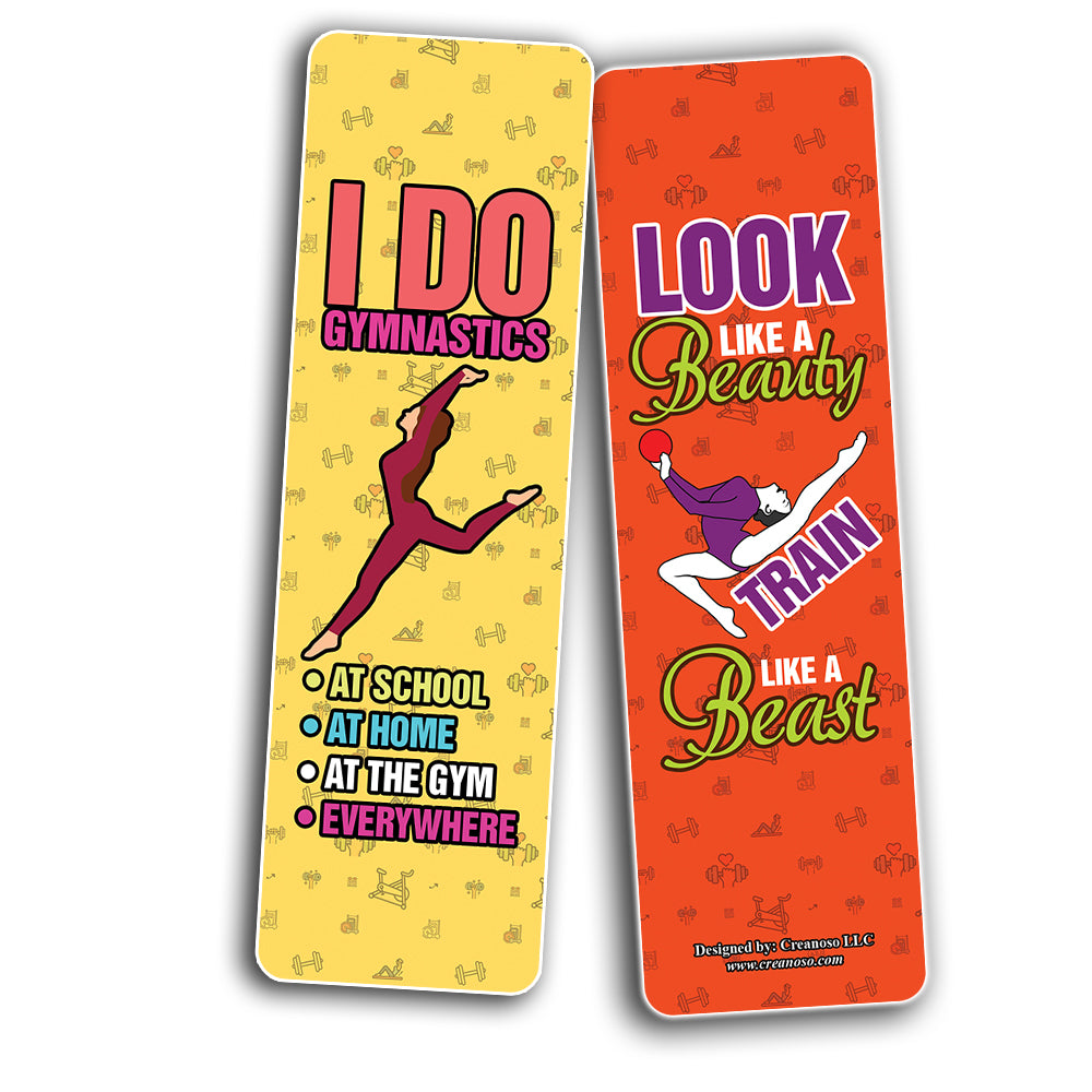 I Do Gymnastics Bookmarks (10-Sets X 6 Cards) – Creanoso