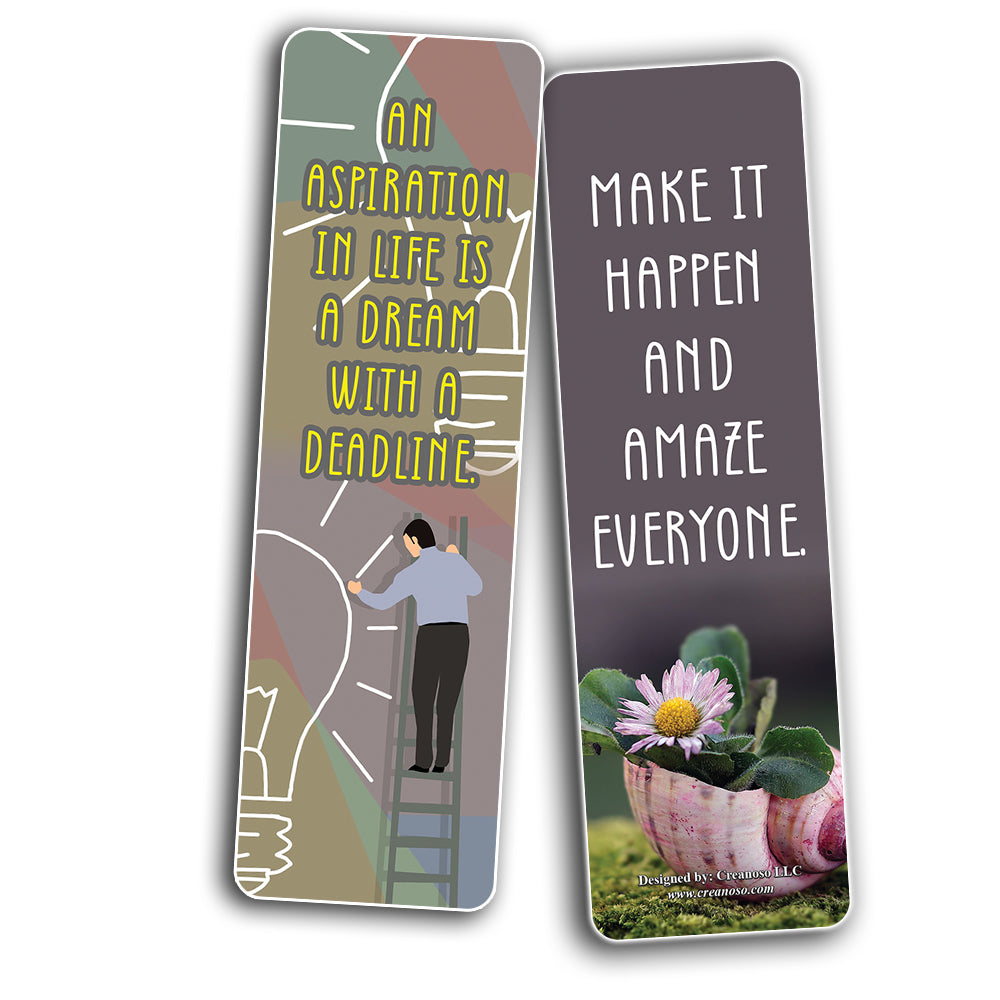 Motivational Quotes Bookmarks Series 1 (60-Pack) â€“ Daily Inspiration ...