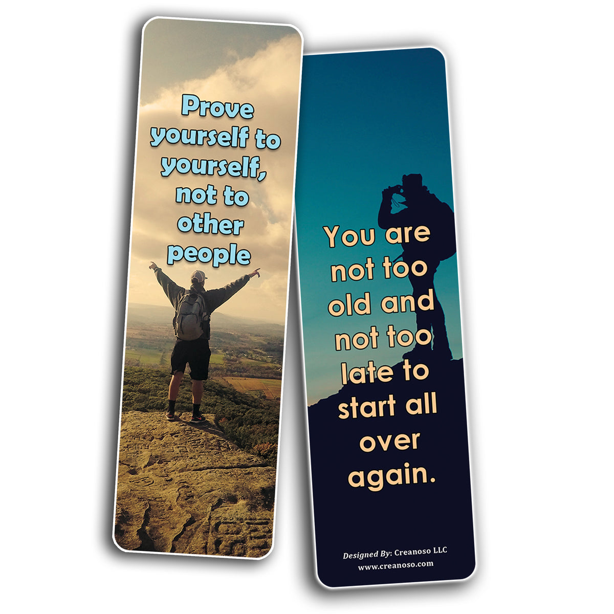 Motivational Quotes Bookmarks Series 3 (12 Pack) – Creanoso