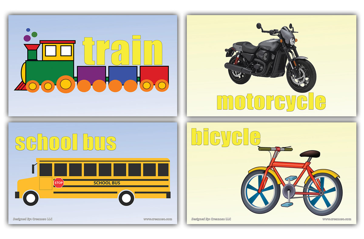 Creanoso Basic Object Identification Flashcards for Toddler Ã¢â‚¬â€œ M