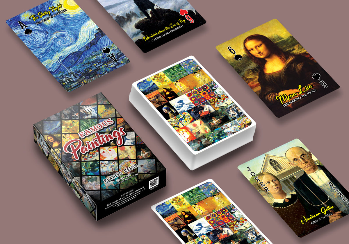 Famous Paintings Art Playing Cards (2 Decks) – Creanoso