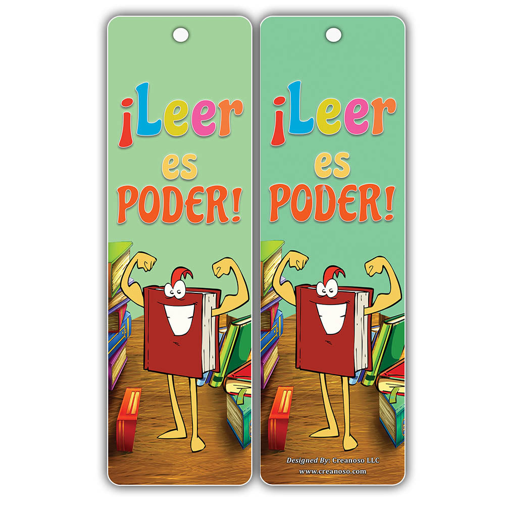 Creanoso Spanish I Love Reading Bookmark Cards ÃƒÂ¢Ã¢â€šÂ¬Ã¢â‚¬Å“ Prem