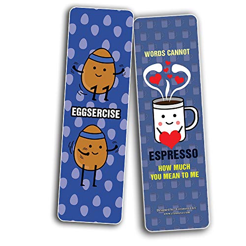 Cute Jokes and Puns Bookmarks (60-Pack) - Stocking Stuffers Encouragem ...