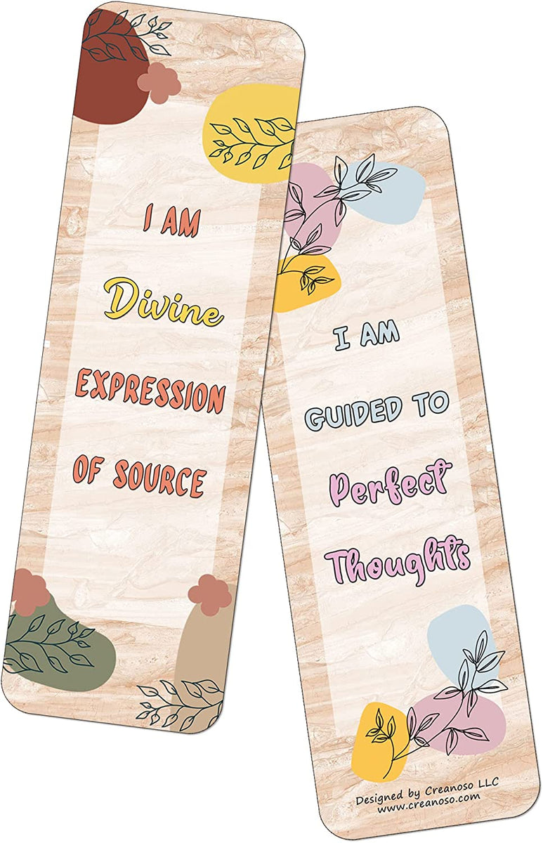 Positive Manifestation Bookmarks (10-Sets X 6 Cards) – Creanoso