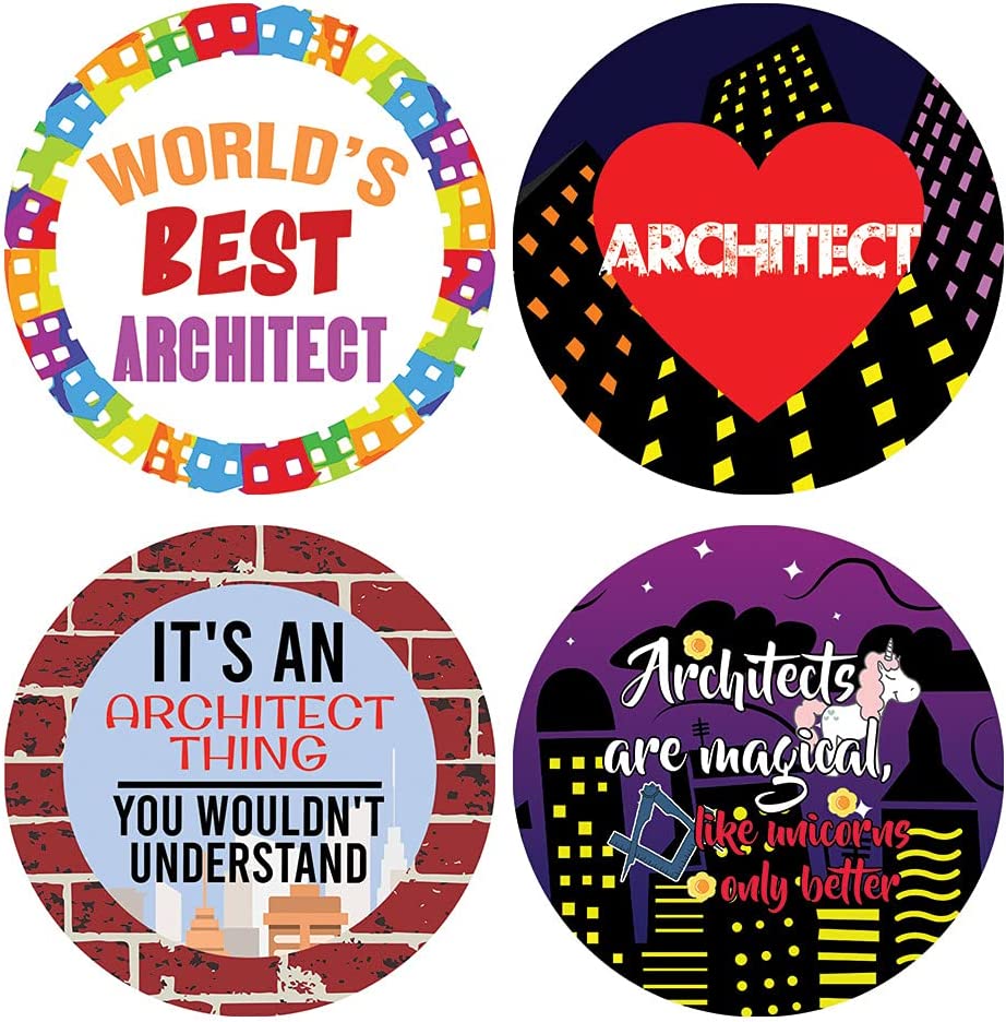 I am a Architect Stickers (5 Sets X 16 Designs) – Creanoso
