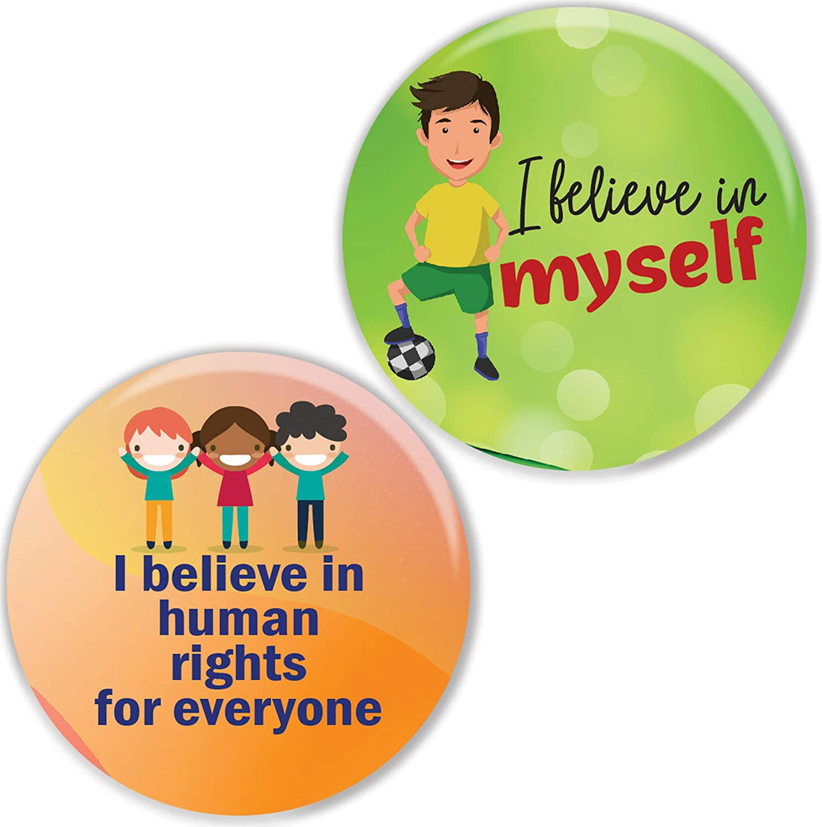I Believe Pinback Buttons (10 Pack) – Creanoso