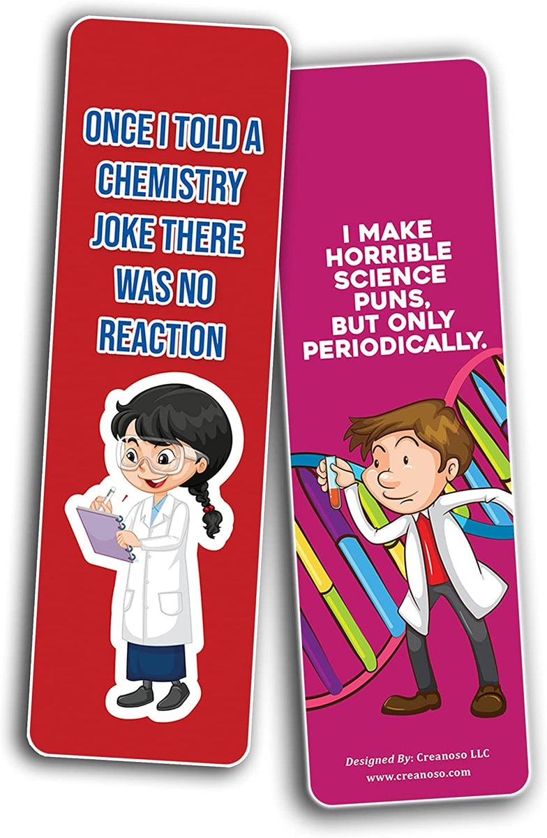 Mad Scientist bookmarks (5-Sets X 6 Cards) – Creanoso