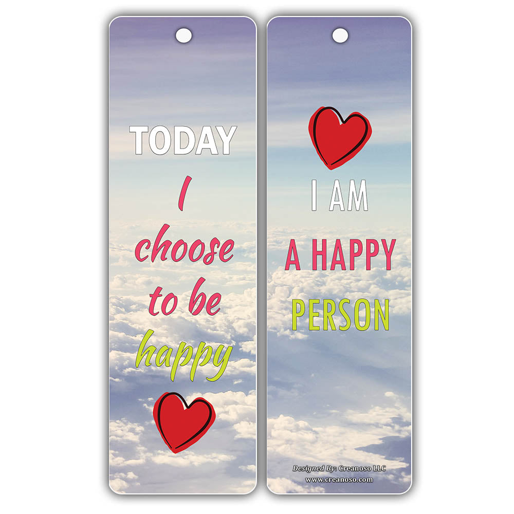 Creanoso Happiness Life Quotes Positive Sayings Bookmark Cards ÃƒÂ¢Ã¢â