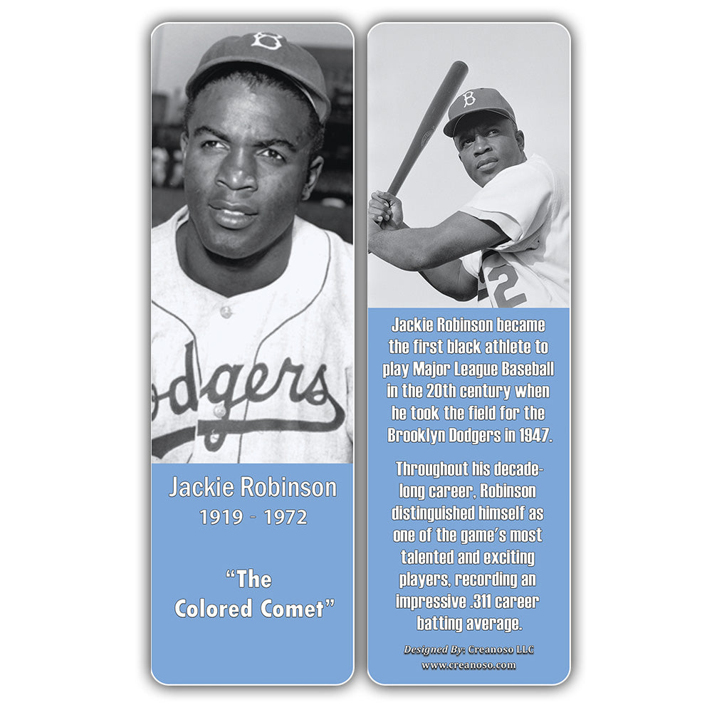 Creanoso Famous Historical African Americans Series 2 Bookmarks ÃƒÂ¢Ã¢