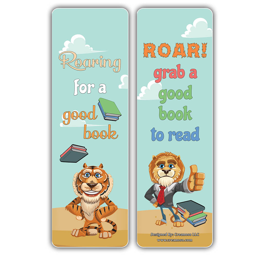 Creanoso Furry Animals Bookmarks - Cool and Unique Fun Reading Book Pa