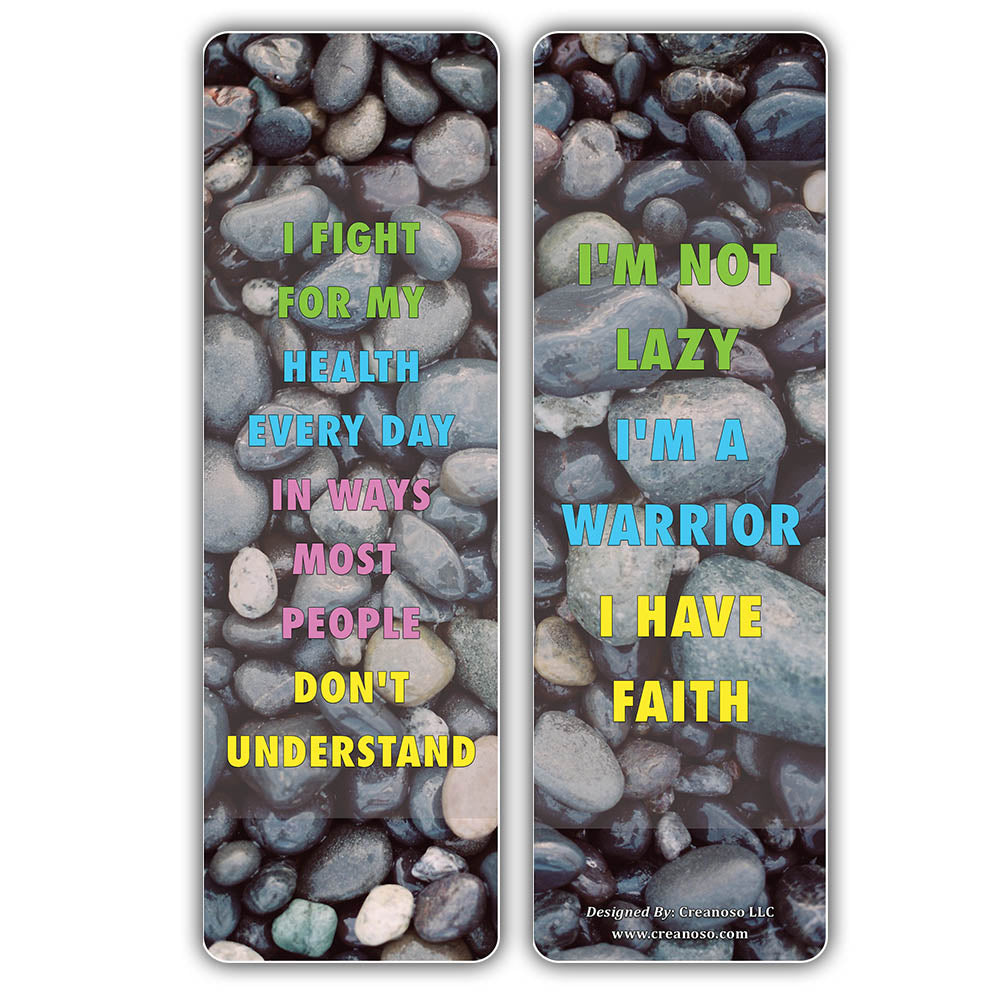 Creanoso Mental Health Awareness Bookmarks - Cool and Unique Book Clip
