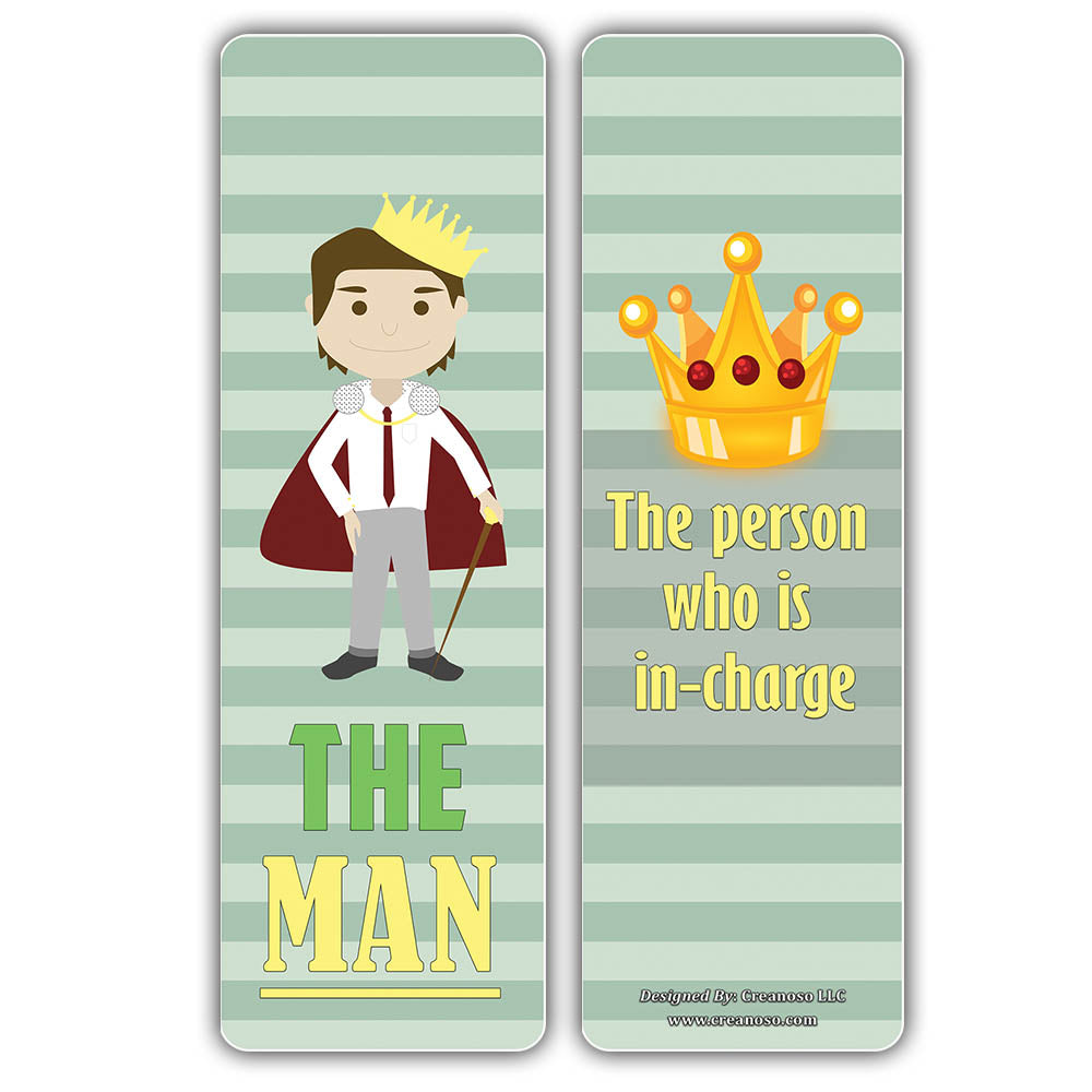 Creanoso Leadership Idioms Bookmarks - Cool Unique Book Clippers for L
