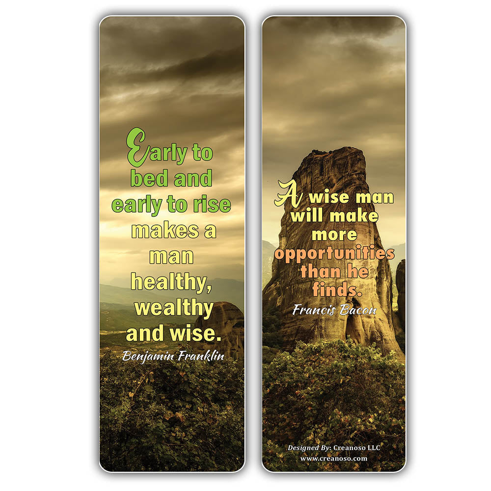 Inspirational Quotes to winners and presidents Bookmarks (60-Pack) (Wi ...