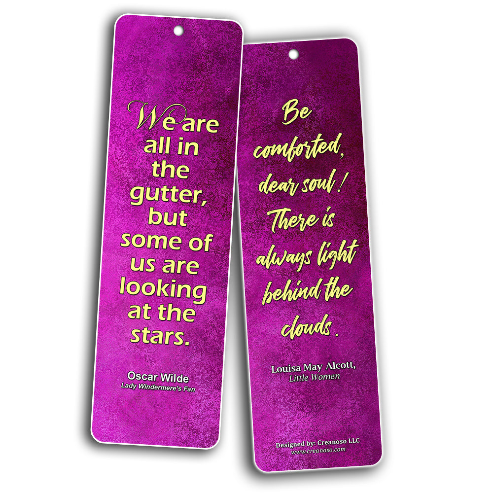 Literary Quotes Bookmarks Life – Creanoso