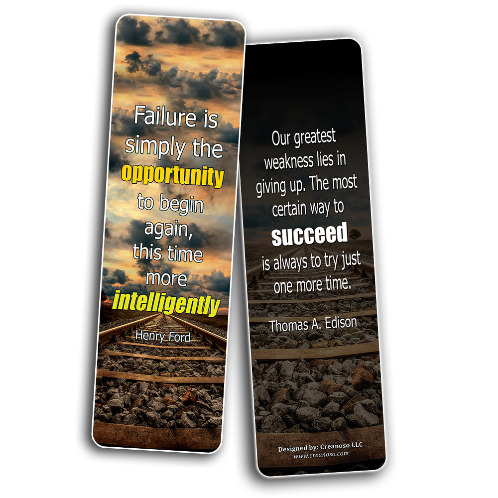 Powerful Motivational Quotes for Students Bookmarks – Creanoso