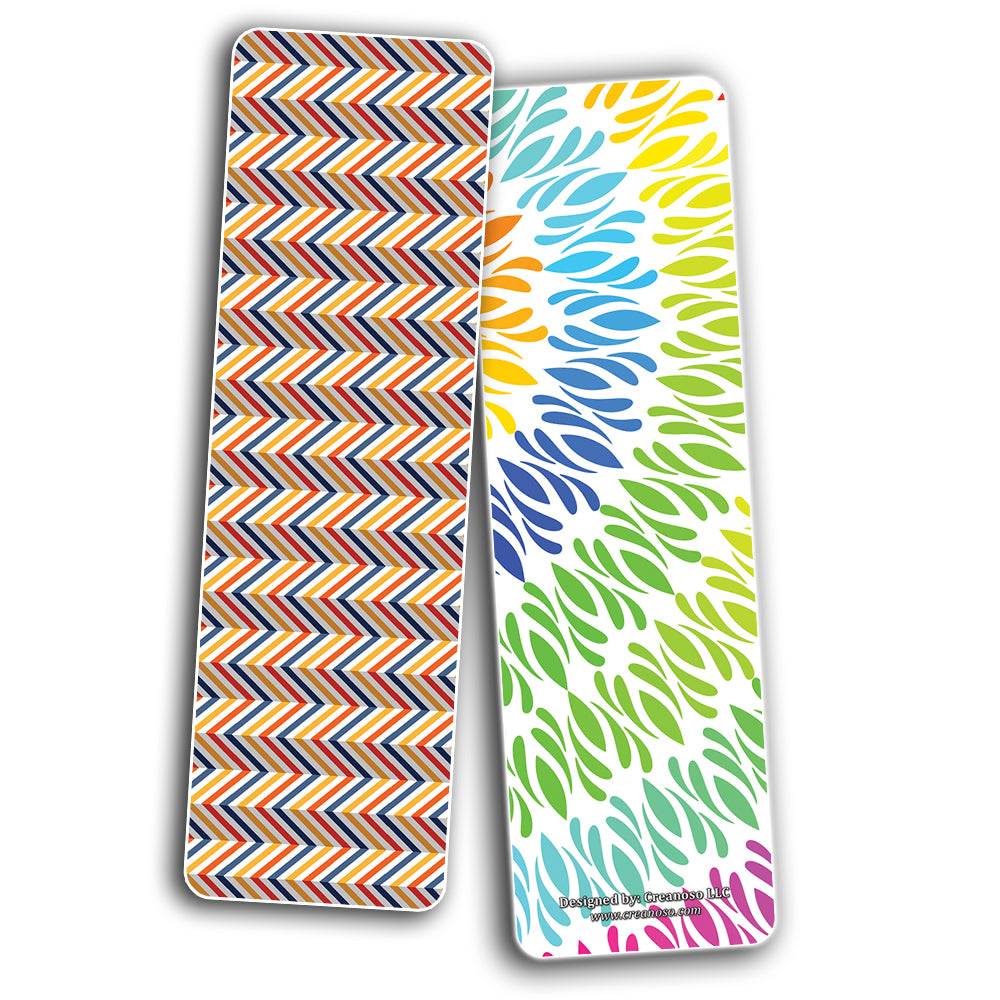 Pattern Design Bookmarks (30-Pack) – Creanoso