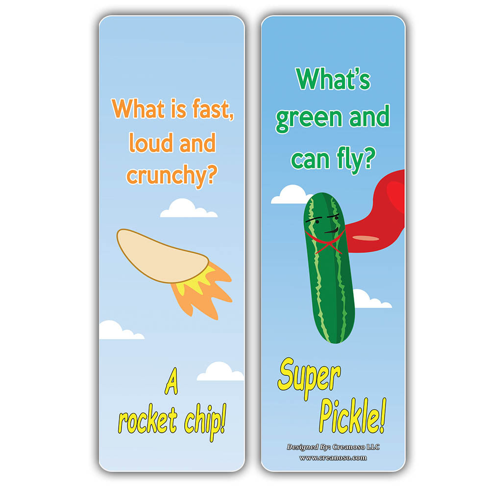 Creanoso Hilariously Silly Jokes Series 6 Bookmarks - Cool and Funny J