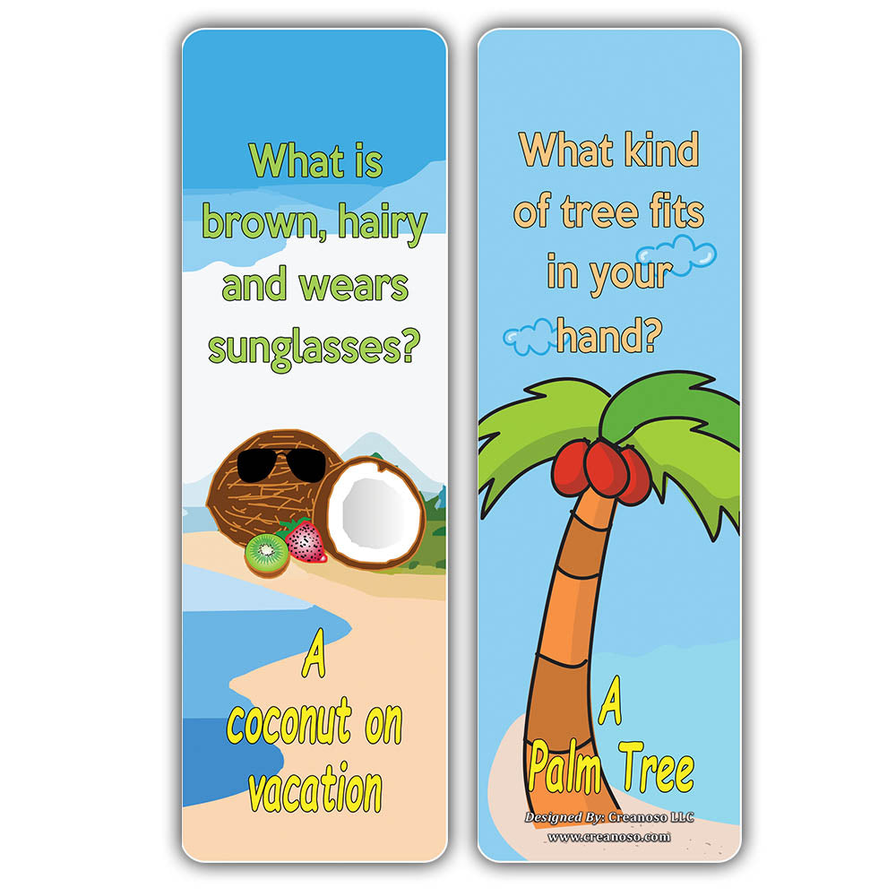 Creanoso Hilariously Silly Jokes Series 6 Bookmarks - Cool and Funny J