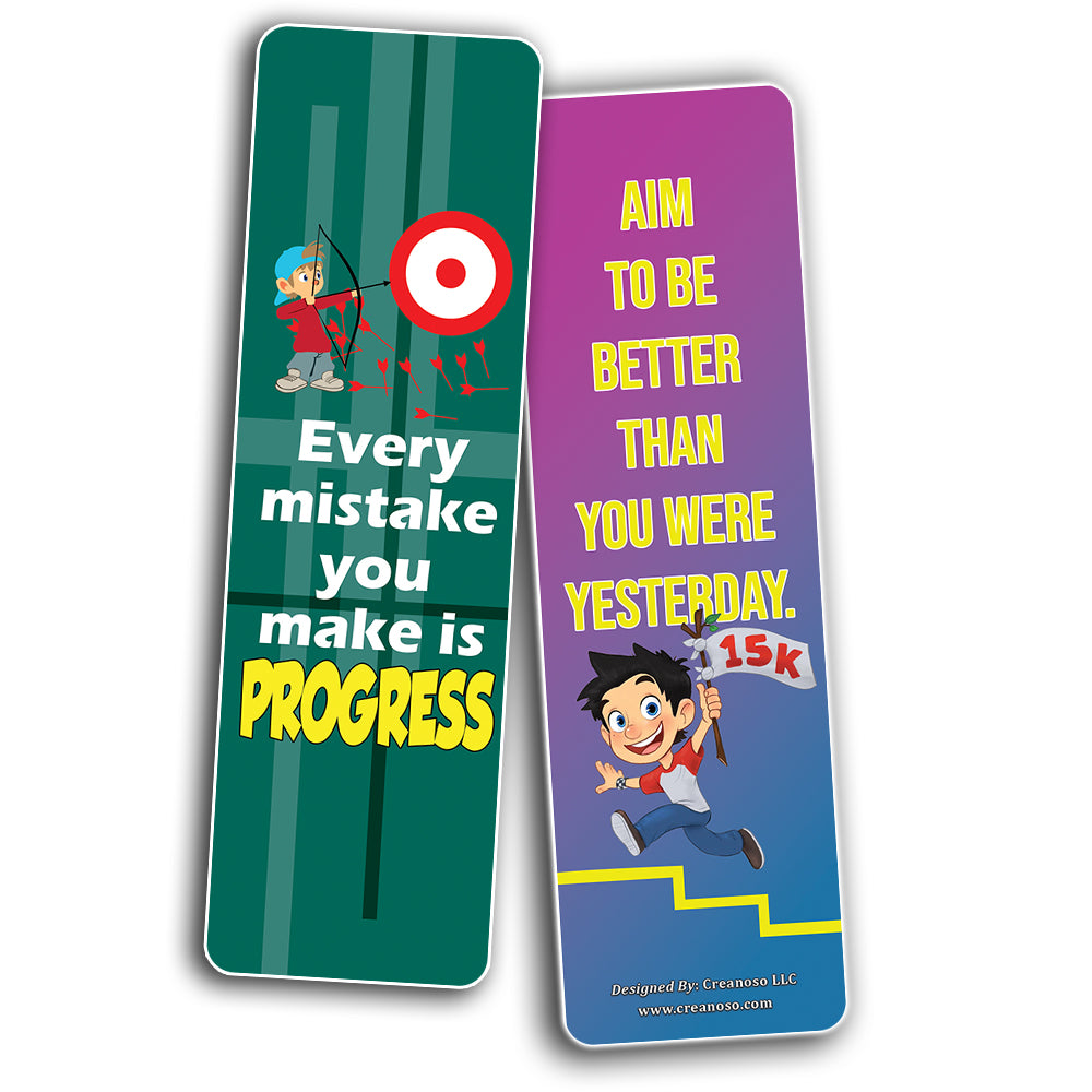 Inspirational Quotes for Kids That Promote Growth Mindset Bookmarks (6 ...
