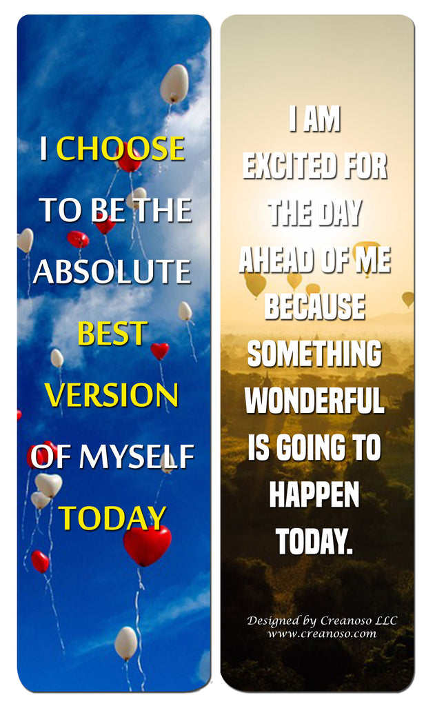 Creanoso Positive Encouragement Bookmarks - Success Motivational - Gif