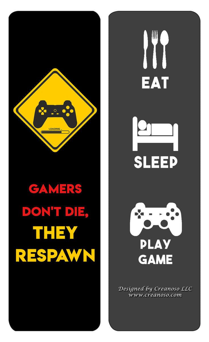 Creanoso Gamer Bookmarks (30-Pack) - Perfect Gift for Video Game Fans