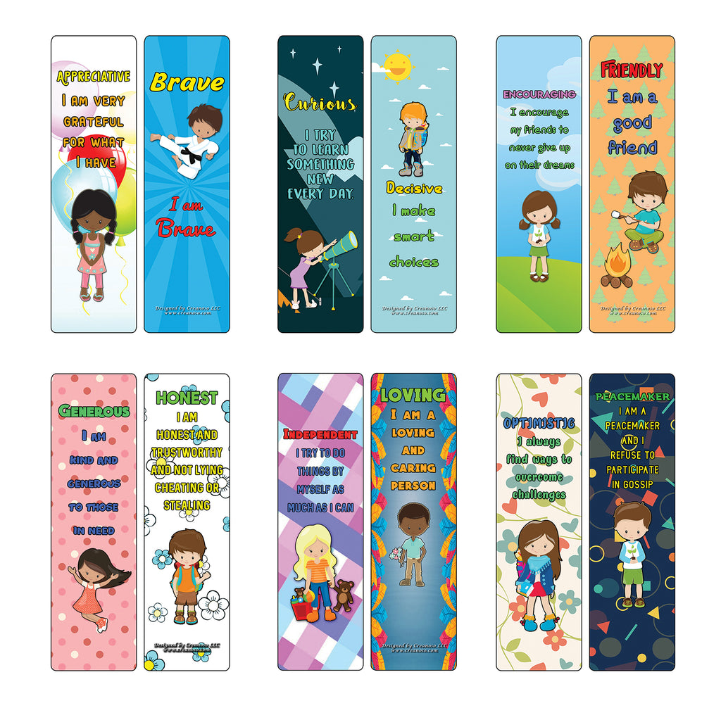 Creanoso Powerful Character Traits Bookmarks Series 1 - Premium Gift S