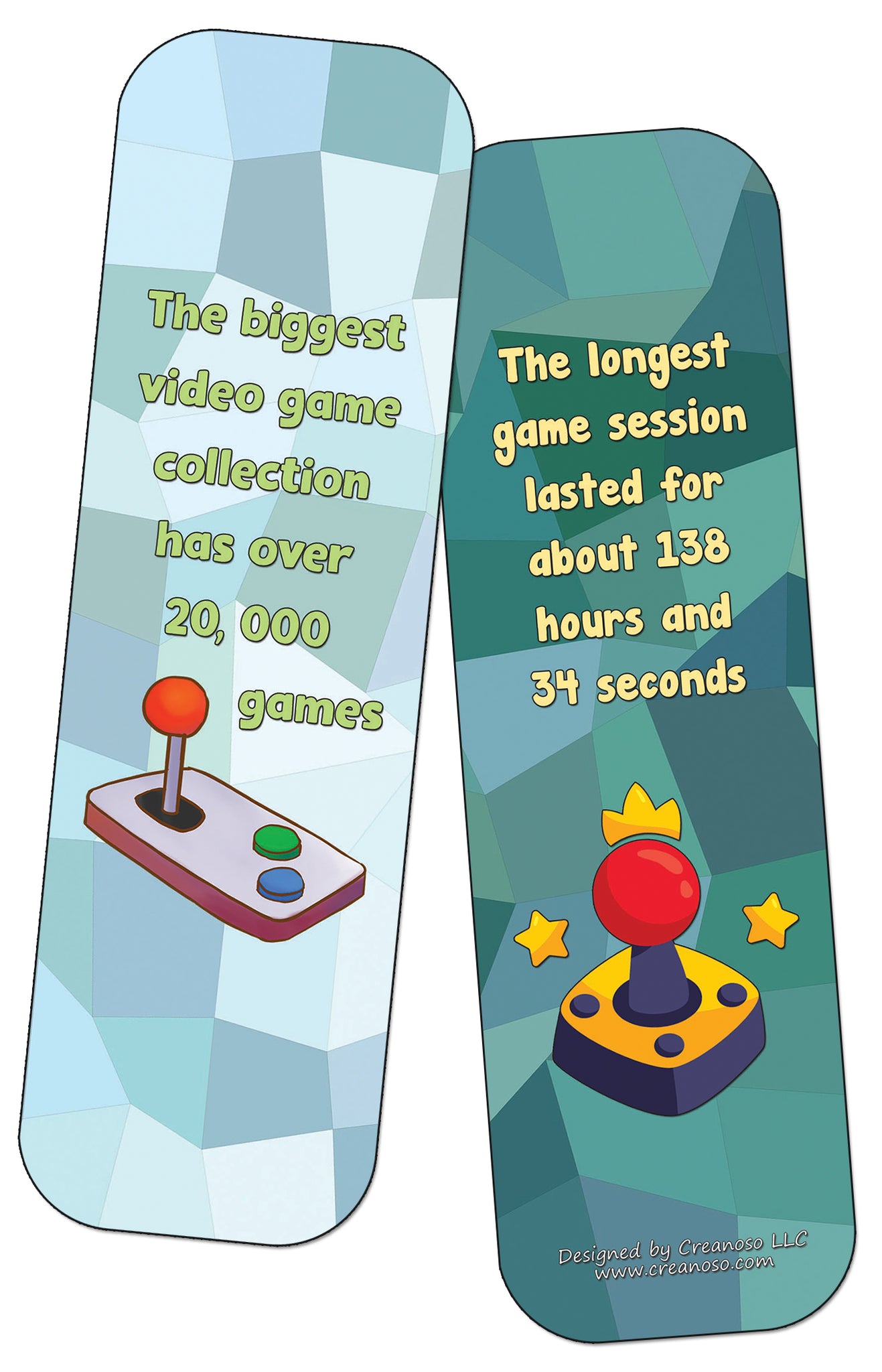 Gaming Facts Bookmarks (12-Packs) – Creanoso