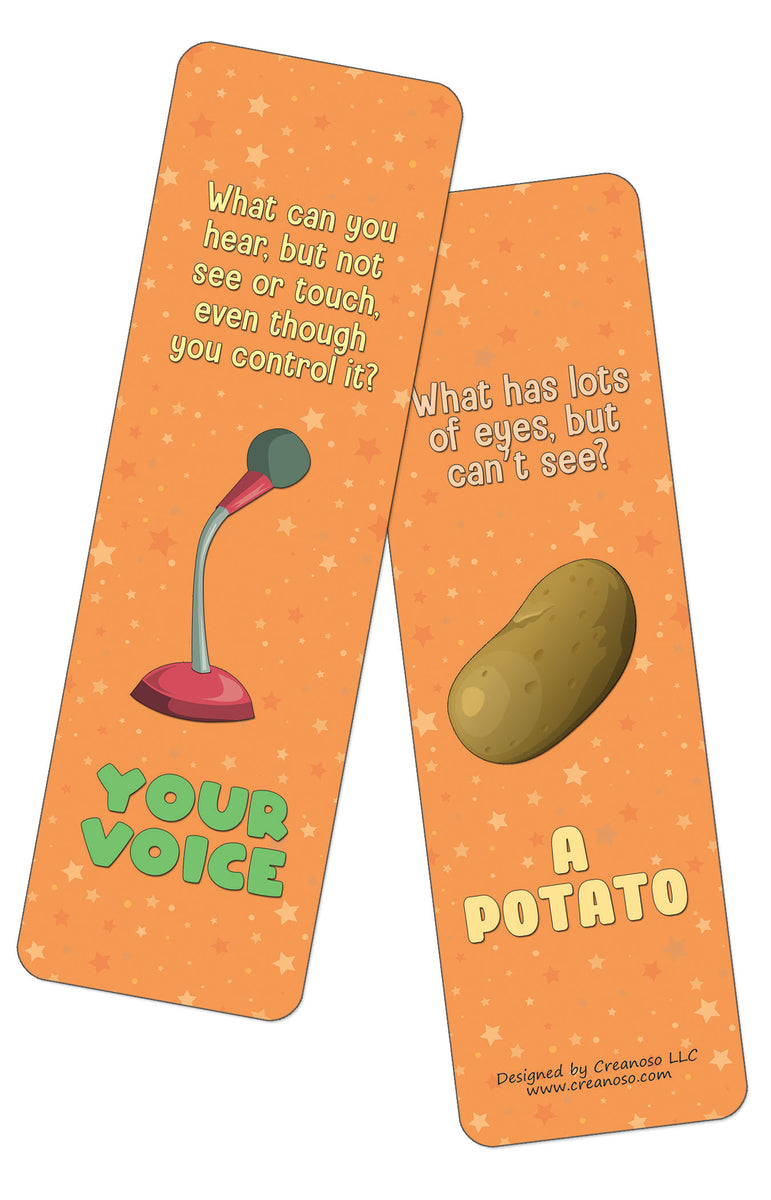 Creanoso Fun Riddle Bookmarks for Kids Series3 (30-Pack) - Classroom R