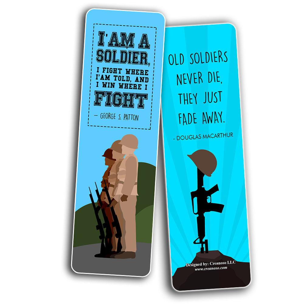 Creanoso Army Sayings Bookmarks (30-Pack) ÃƒÂ¢Ã¢â€šÂ¬Ã¢â‚¬Å“ Bookmarke