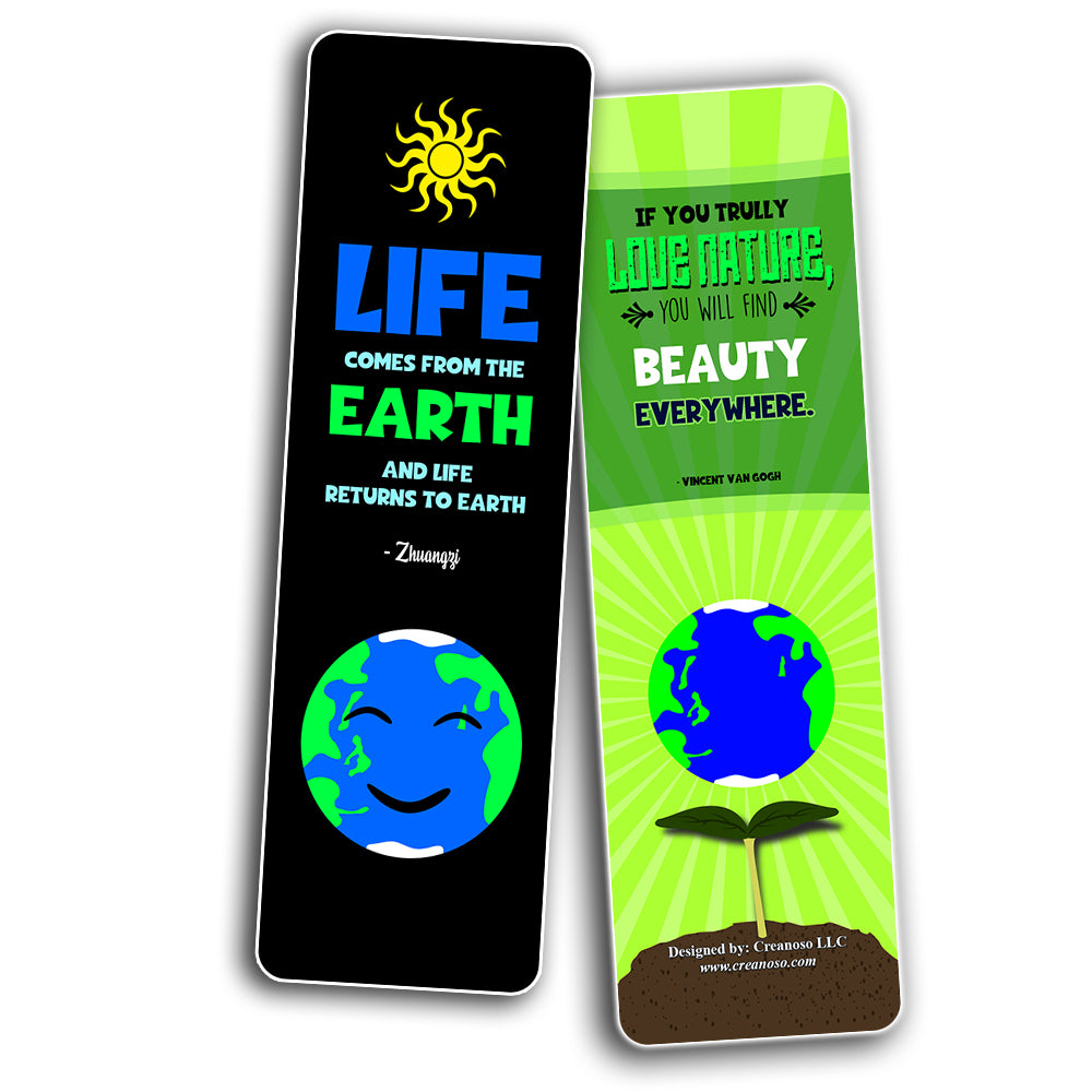 Earth Bookmarks - Stocking Stuffers Premium Quality Gift Ideas for Chi ...