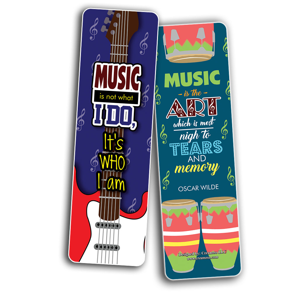 Creanoso Musical Quotes Bookmark ÃƒÂ¢Ã¢â€šÂ¬Ã¢â‚¬Å“ Cool Music Inspiri