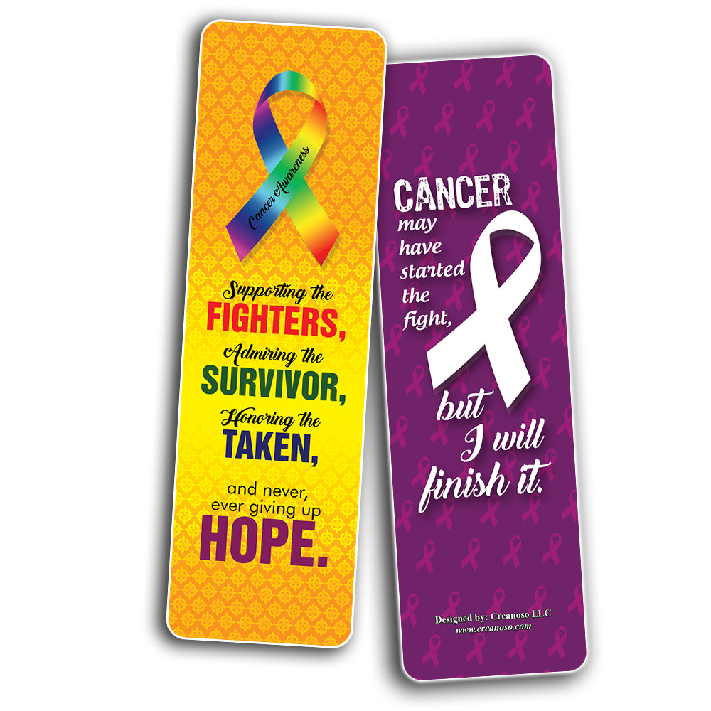 Cancer Awareness Cards ÃƒÂ¢Ã¢â€šÂ¬Ã¢â‚¬Å“ Awesome Book Page Marker Cli ...
