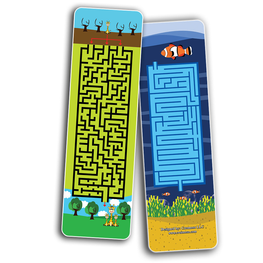 New Puzzle Maze Game Bookmarks (30-Pack)-Learning Reading Bookmarks Co ...