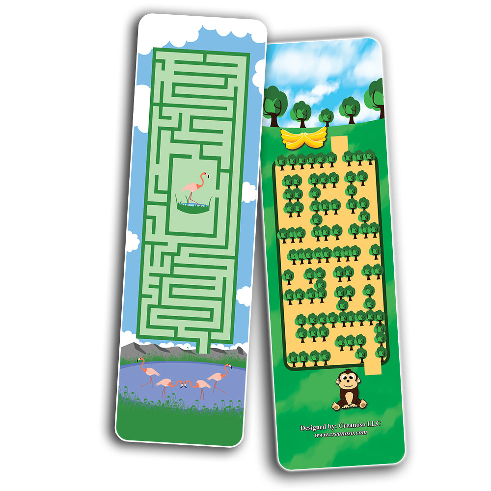 New Puzzle Maze Game Bookmarks (30-Pack)-Learning Reading Bookmarks Co ...