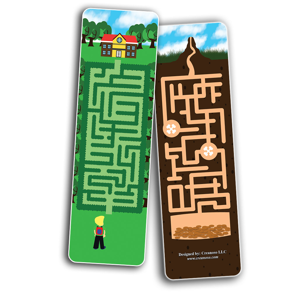 New Puzzle Maze Game Bookmarks (30-Pack)-Learning Reading Bookmarks Co ...