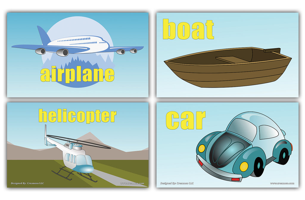 Creanoso Basic Object Identification Flashcards for Toddler Ã¢â‚¬â€œ M