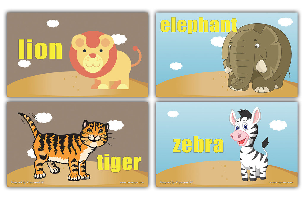 Creanoso Basic Object Identification Flashcards for Toddler Ã¢â‚¬â€œ M