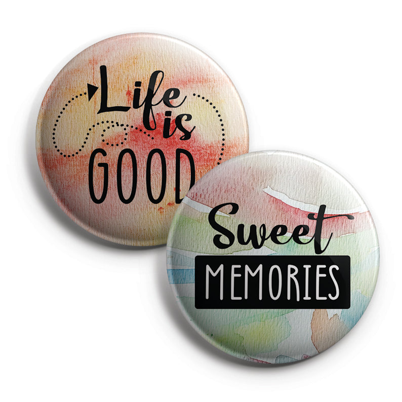 Pinback Button Pins Life Ideas (10 Pack) - Large 2.25" Boys and Girls ...