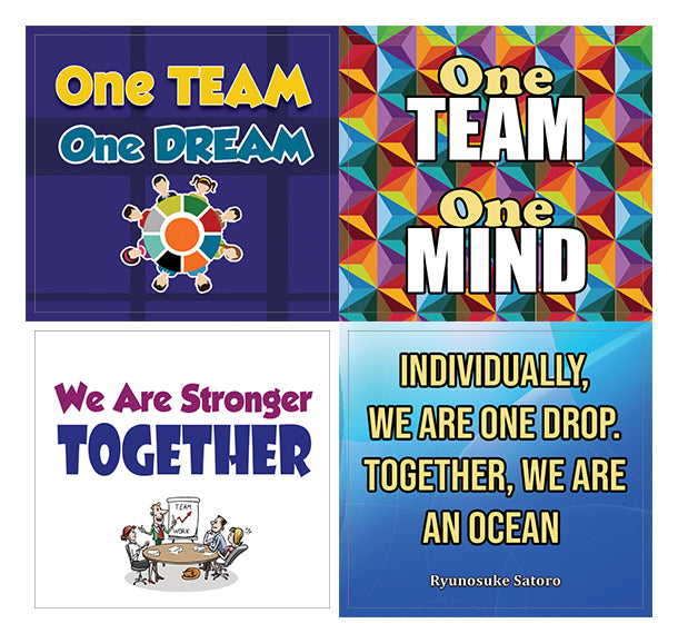 Creanoso Teamwork Stickers for Kids - Cool Unique Sticky Note Cards Bu