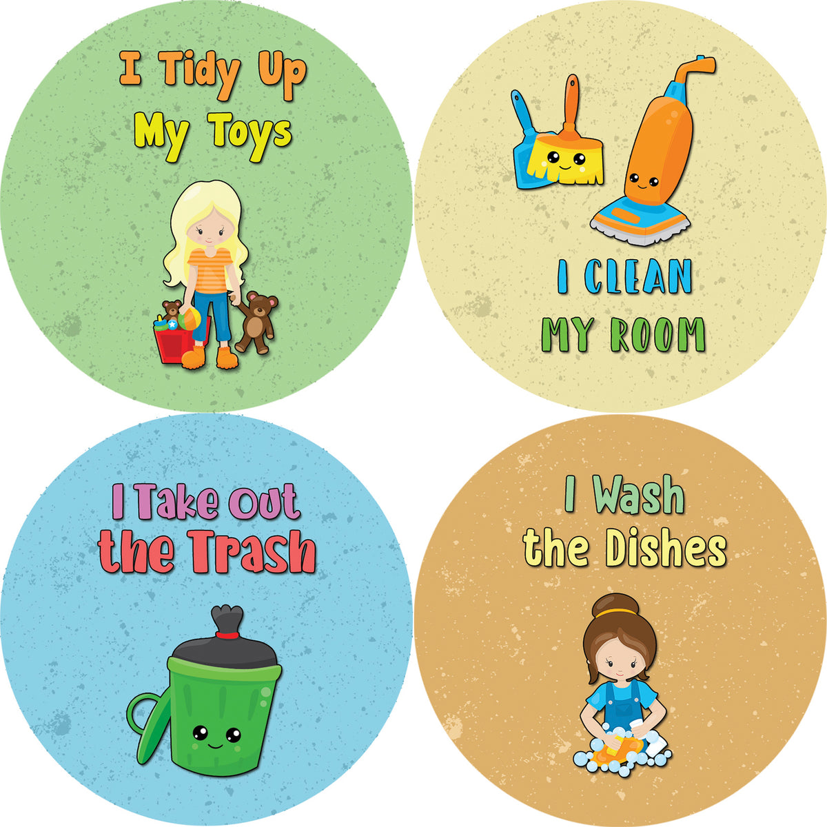 Creanoso Kids Chores Helper Stickers (20-Sheet) - Rewards and Incentiv