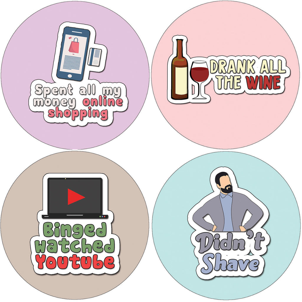 Creanoso Adulting is Hard Stickers - Great Stocking Stuffers and Gift