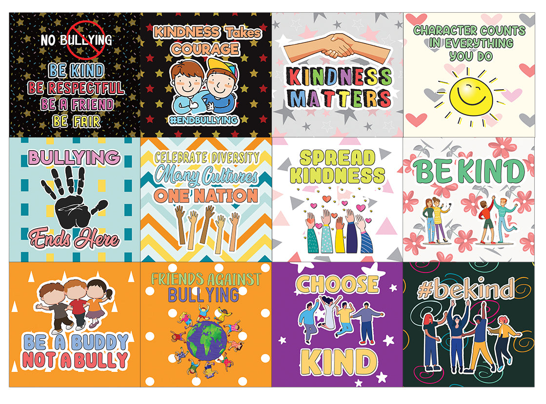 Creanoso Anti-Bullying Stickers Series 2 (5-Sheet) - Stocking Stuffers