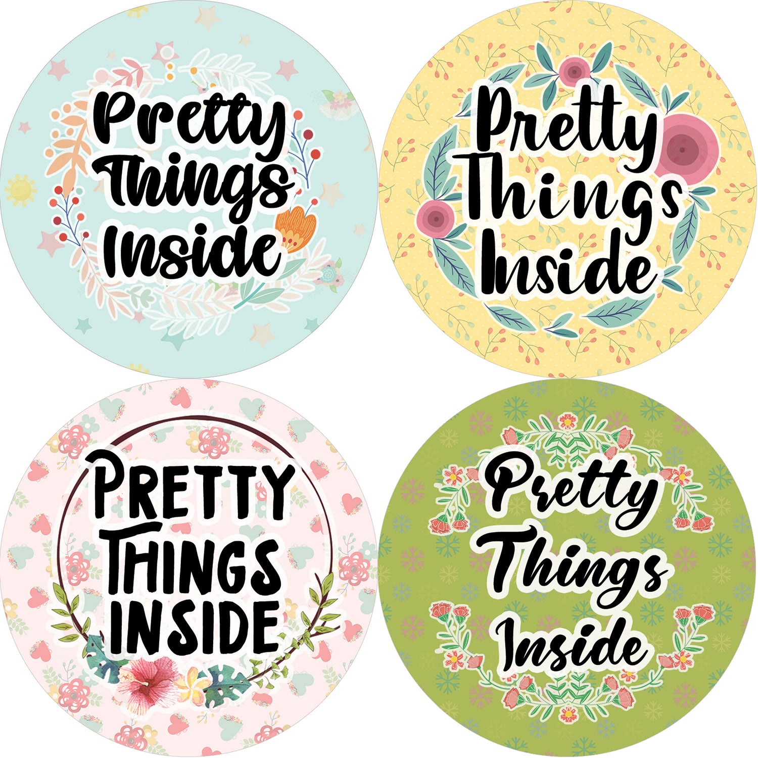 Pretty Things Inside Stickers (20-Sheet) – Creanoso
