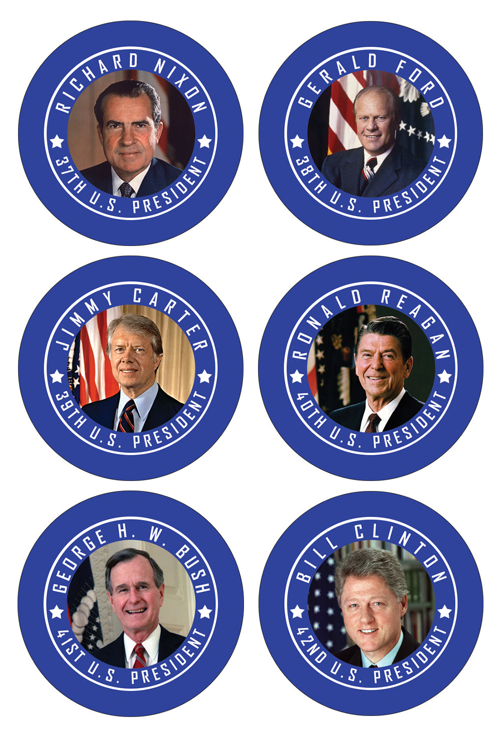 Presidents of The United States Stickers - Assorted Designs for Childr ...