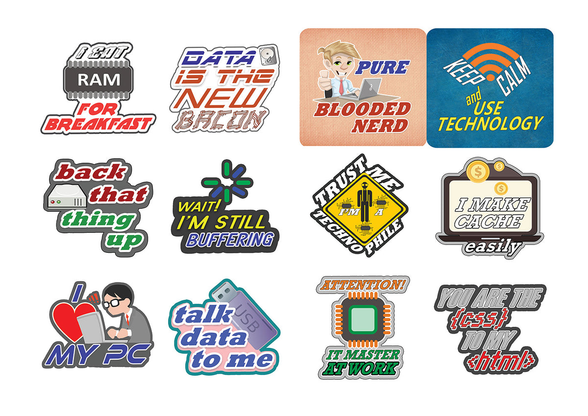 Tech Savvy Stickers (12-Sheets) (I Love Technology Stickers (12-Sheets ...