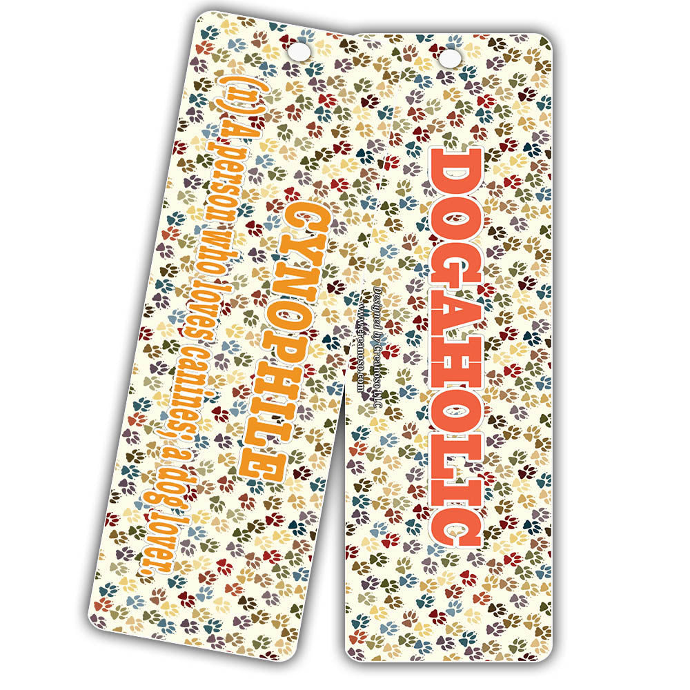Creanoso Dog Bookmarks - Inspirational Dog Lover Gifts Bookmarks for P